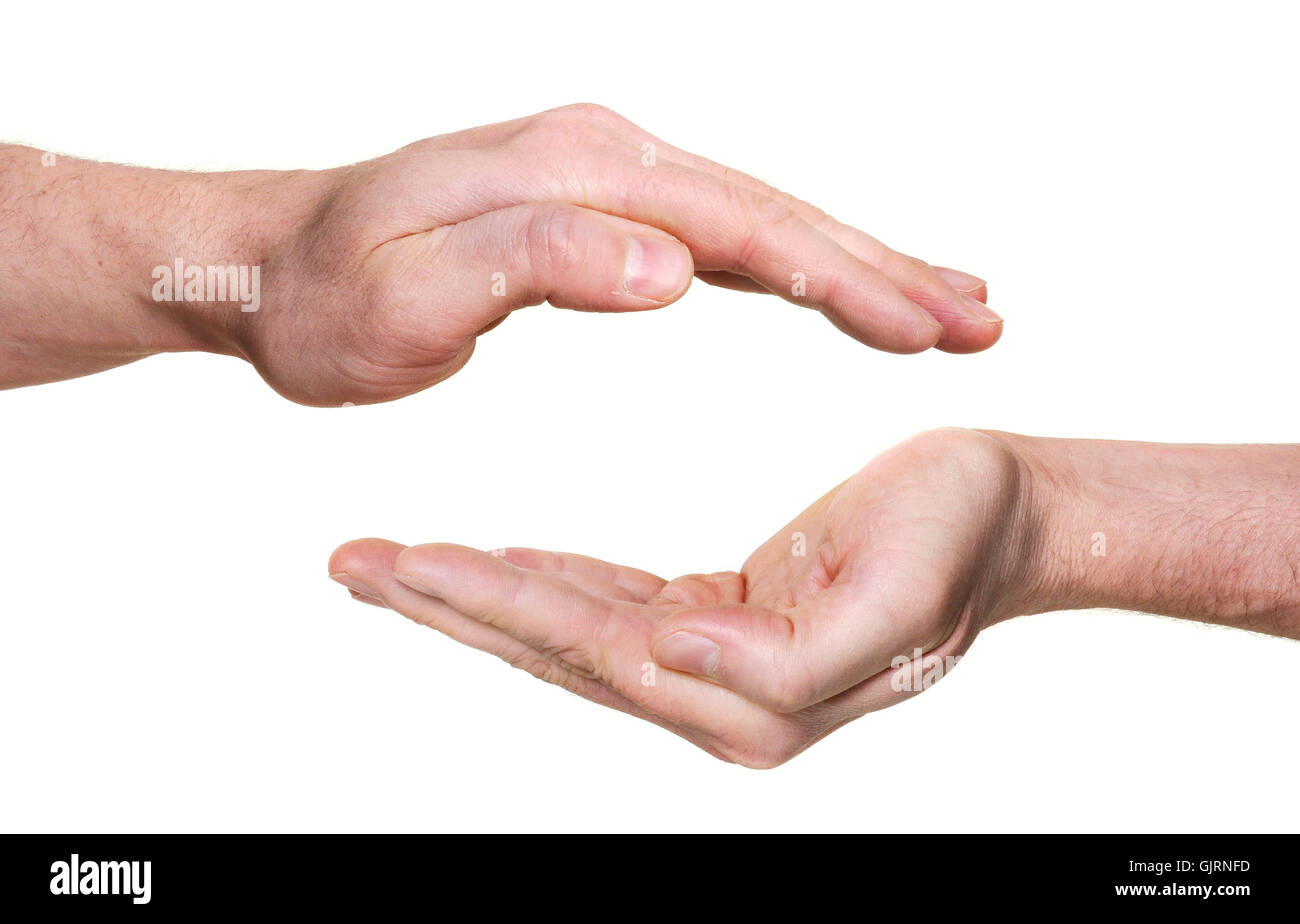 Hands light Cut Out Stock Images & Pictures - Alamy