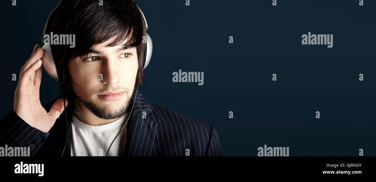 Listen portrait young persons hi-res stock photography and images - Alamy