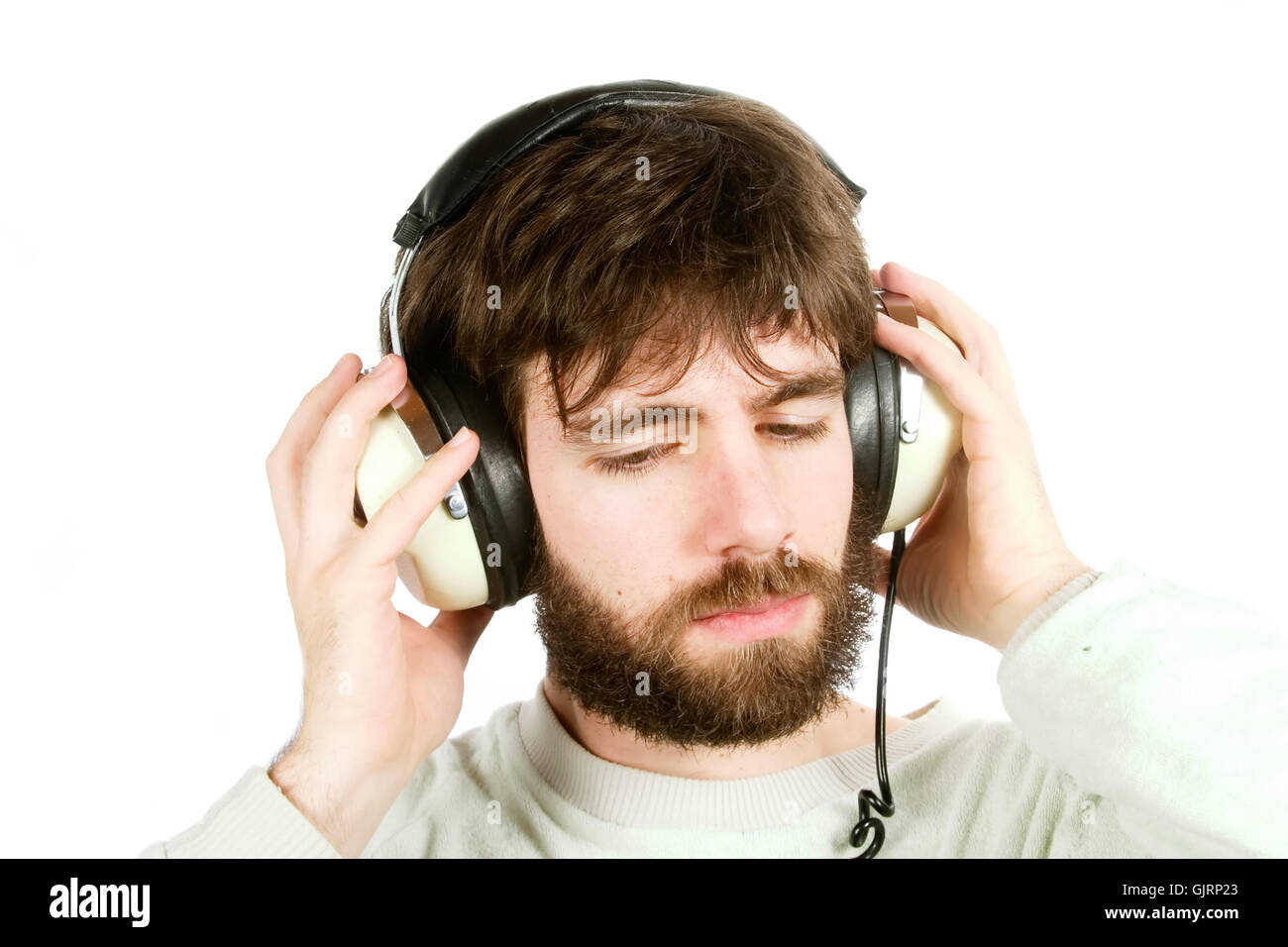 telephone phone listen Stock Photo - Alamy