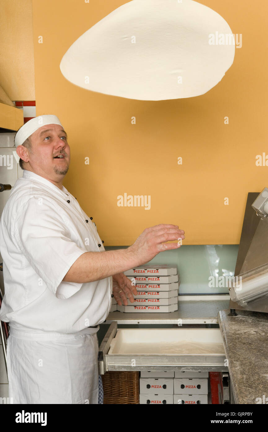 pizza work job Stock Photo - Alamy