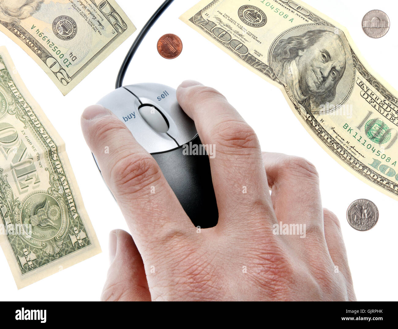 Dollar mouse hi-res stock photography and images - Alamy