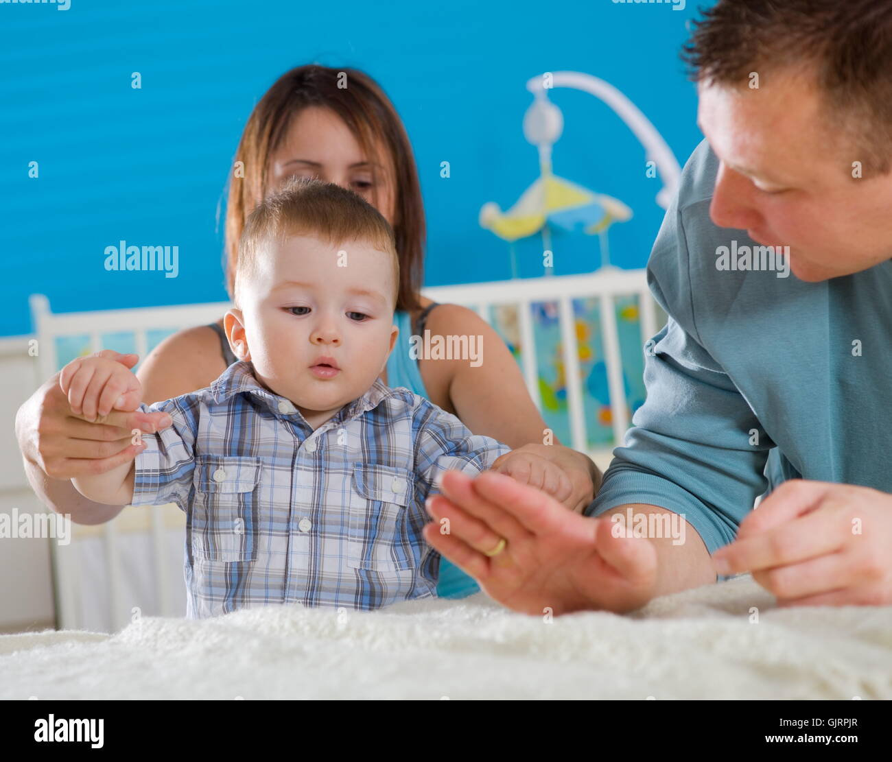 blue humans human beings Stock Photo - Alamy