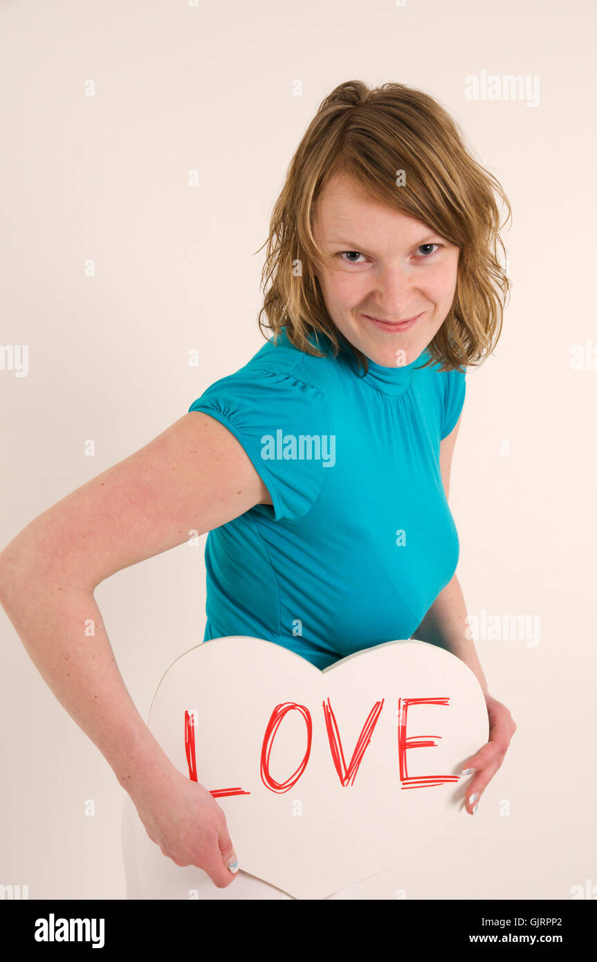 woman falling in love Stock Photo - Alamy