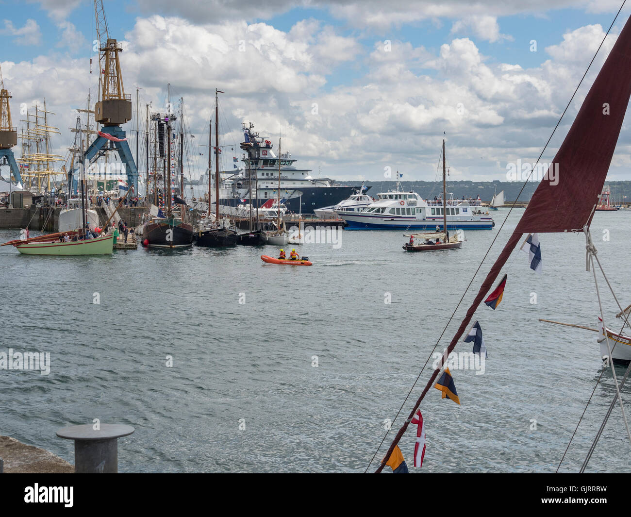 Brest france port hi-res stock photography and images - Alamy