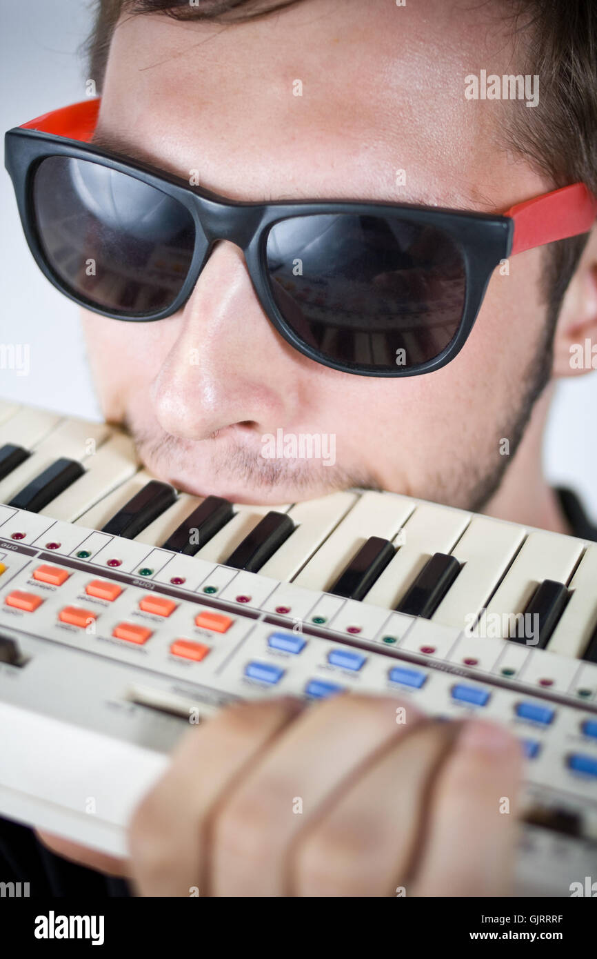 guy music male Stock Photo - Alamy