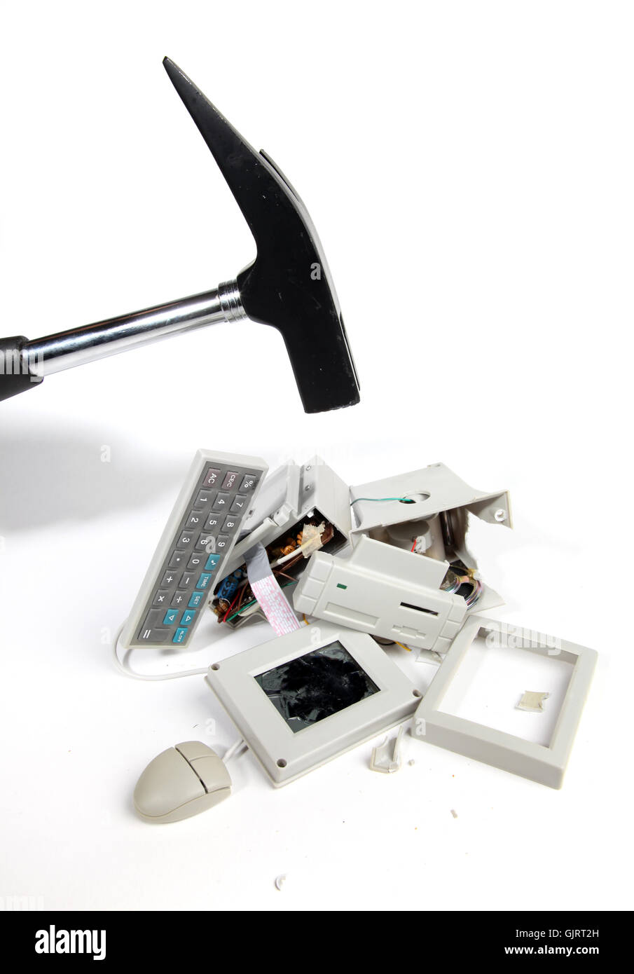 Smash computer hi-res stock photography and images - Alamy