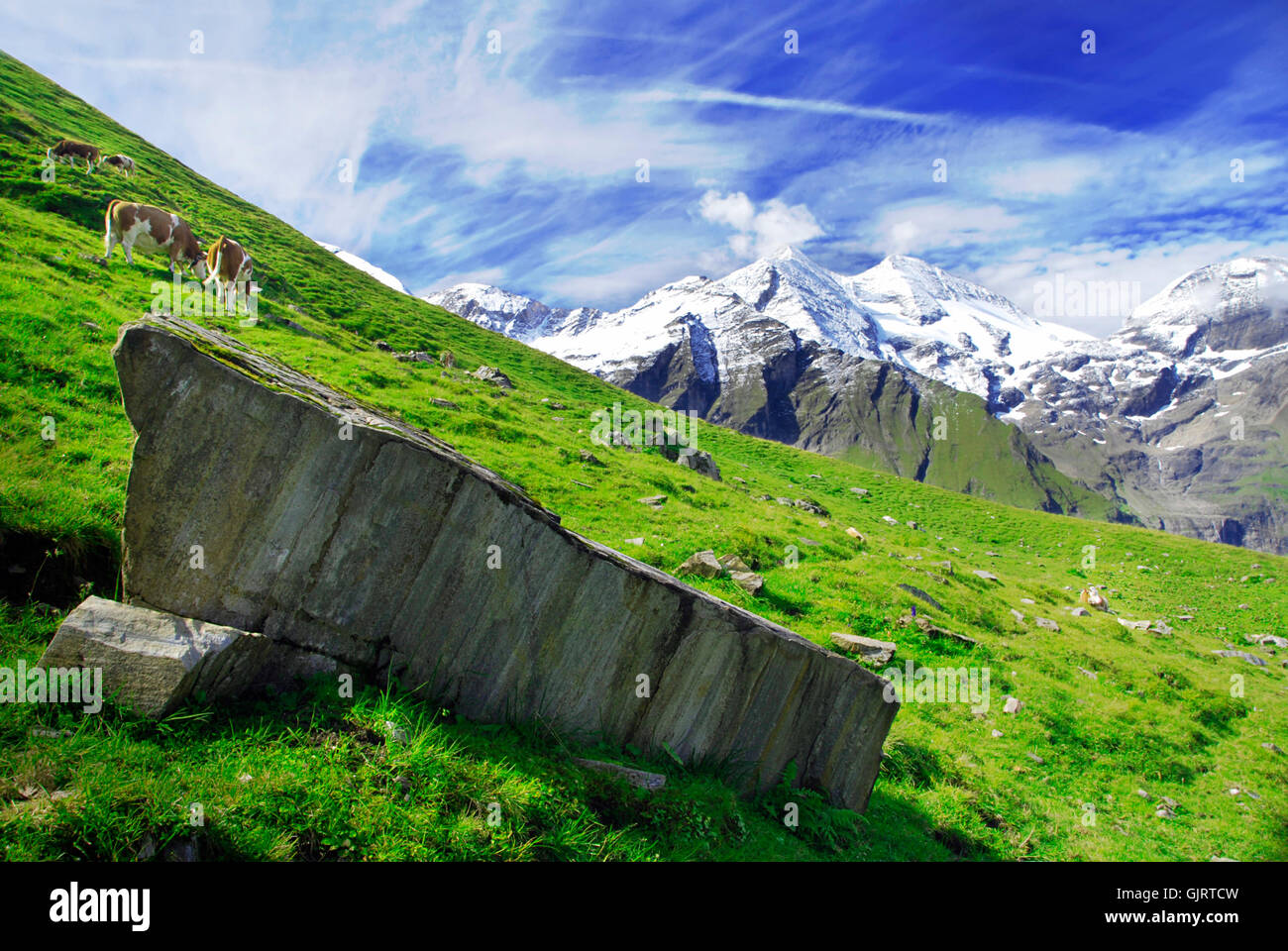 mountains alps snow Stock Photo - Alamy