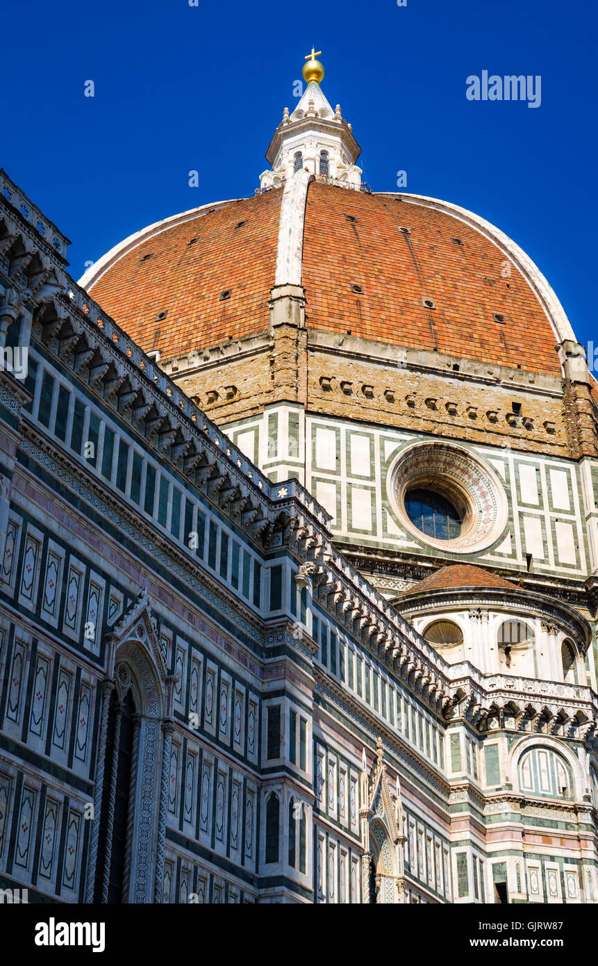 The dome of the Cathedral of Santa Maria del Fiore (Duomo), Florence ...