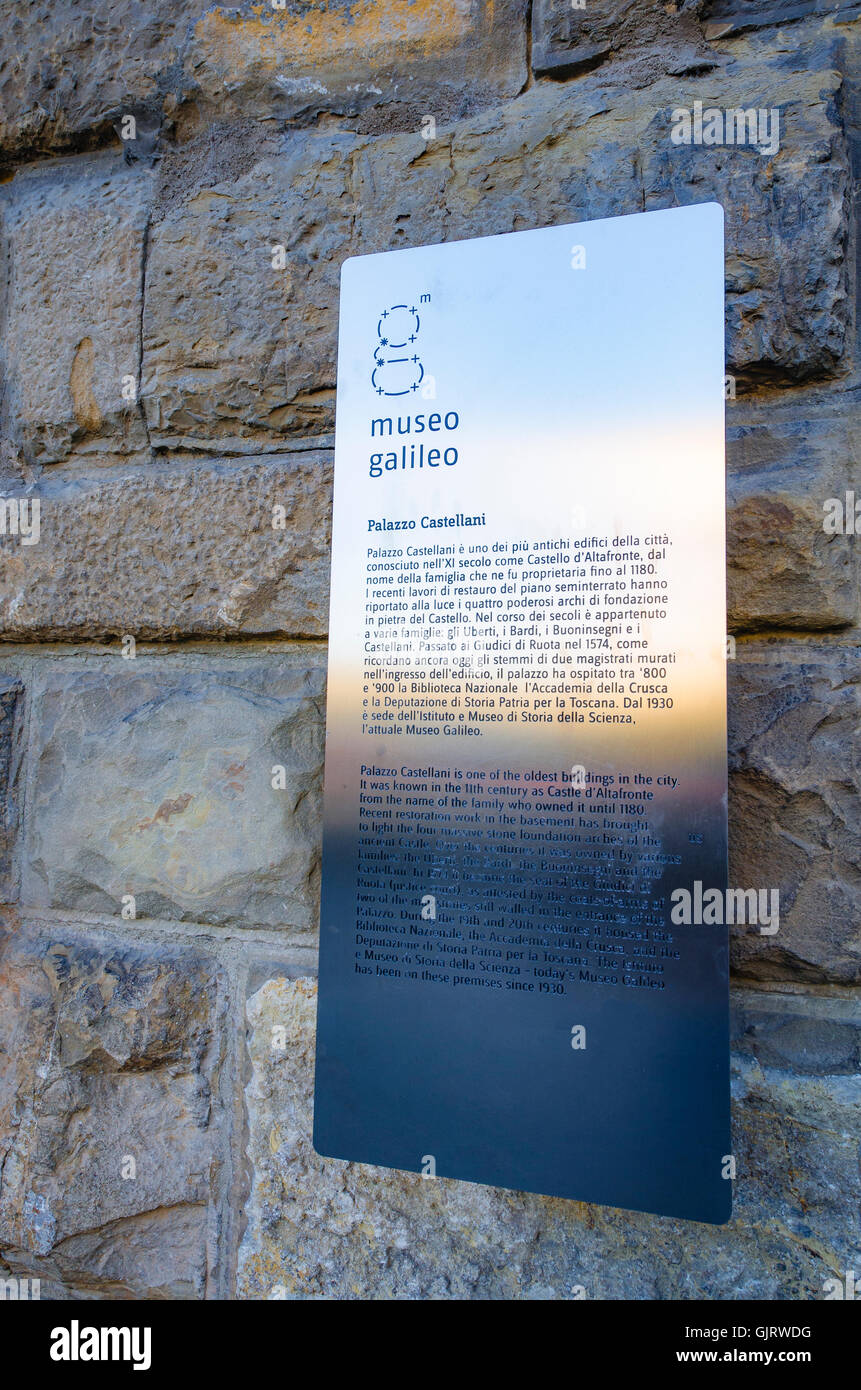 Museo Galileo (Museum of the History of Science), Florence, Tuscany ...