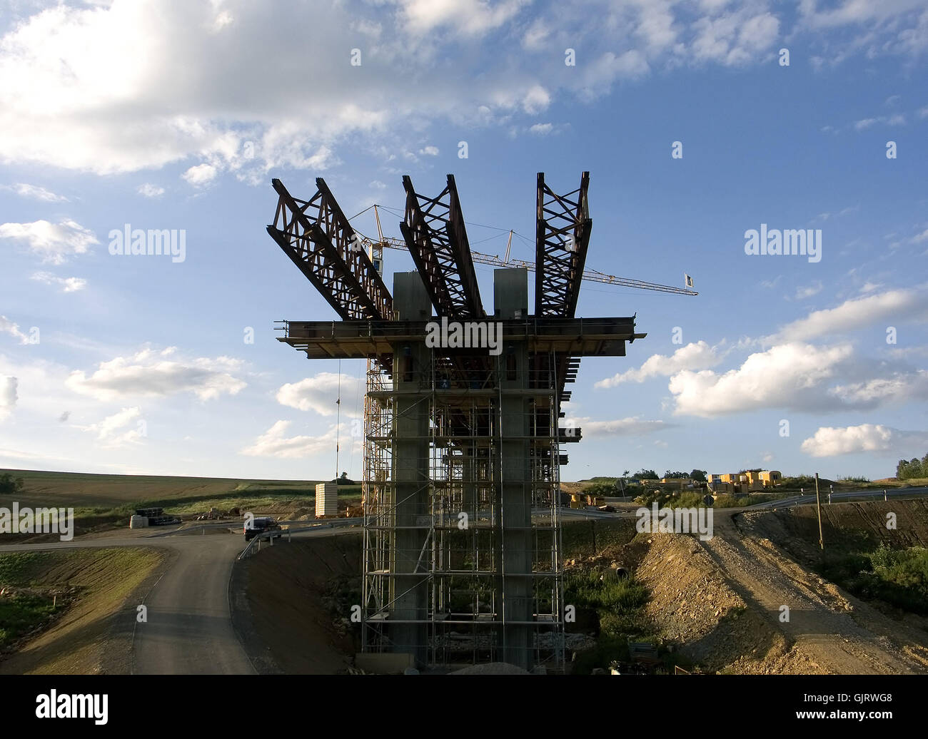 bridge bridge new building Stock Photo - Alamy