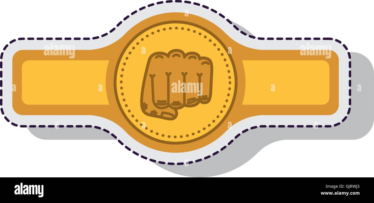 Boxing championship belt isolated icon hi-res stock photography and ...