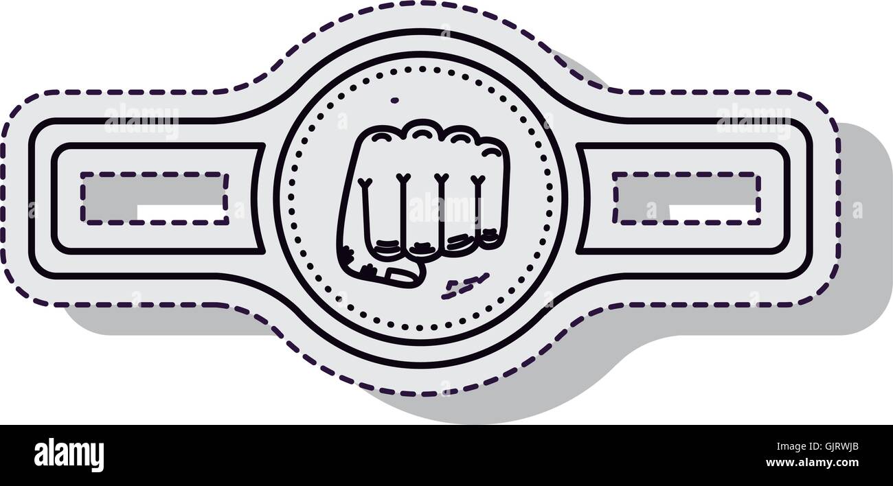 Boxing championship belt isolated icon hi-res stock photography and ...
