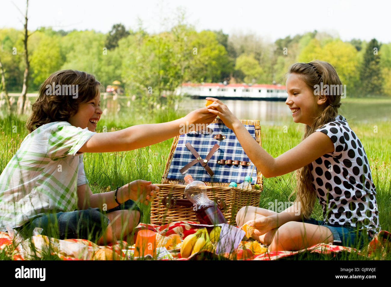laugh laughs laughing Stock Photo - Alamy