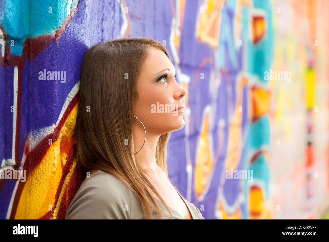 woman sad look Stock Photo - Alamy