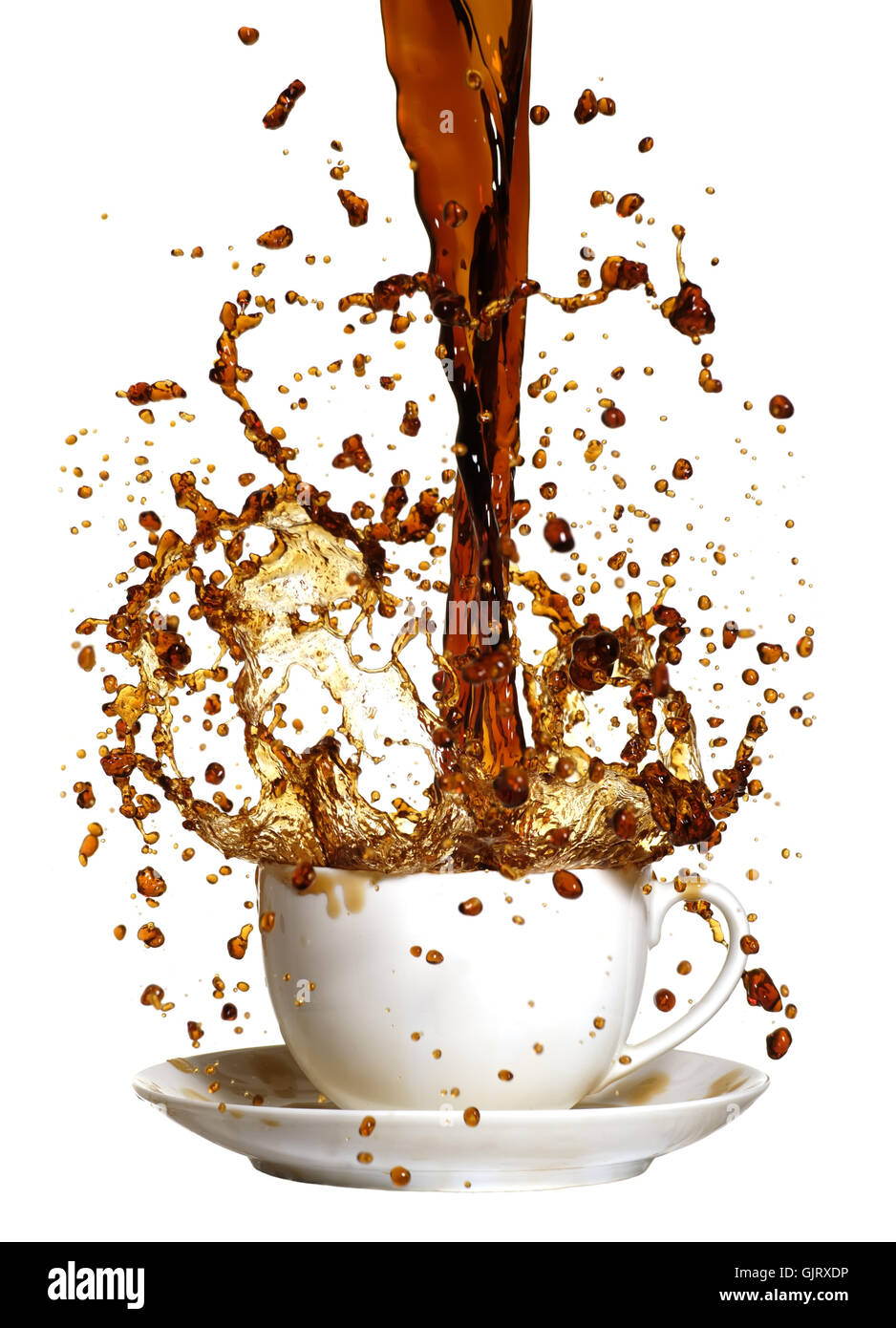 cup liquid messy Stock Photo - Alamy