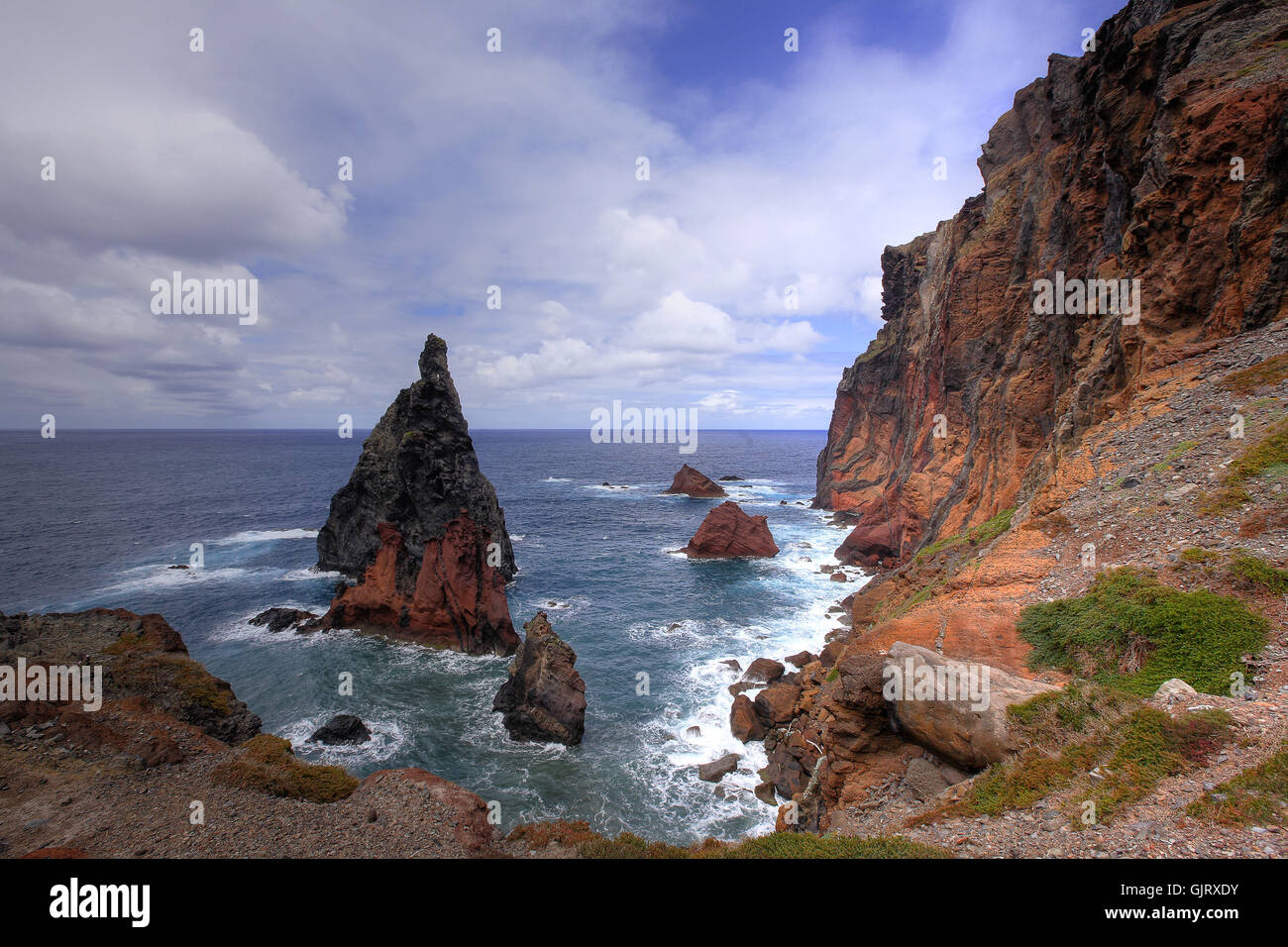 conservation of nature madeira hike Stock Photo - Alamy