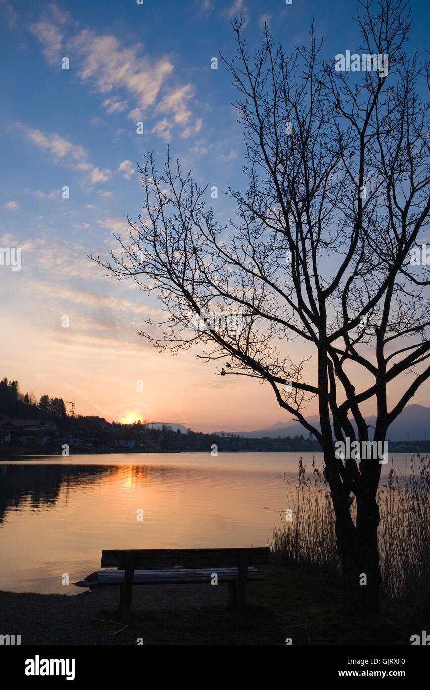 sunrise loneliness peace Stock Photo - Alamy