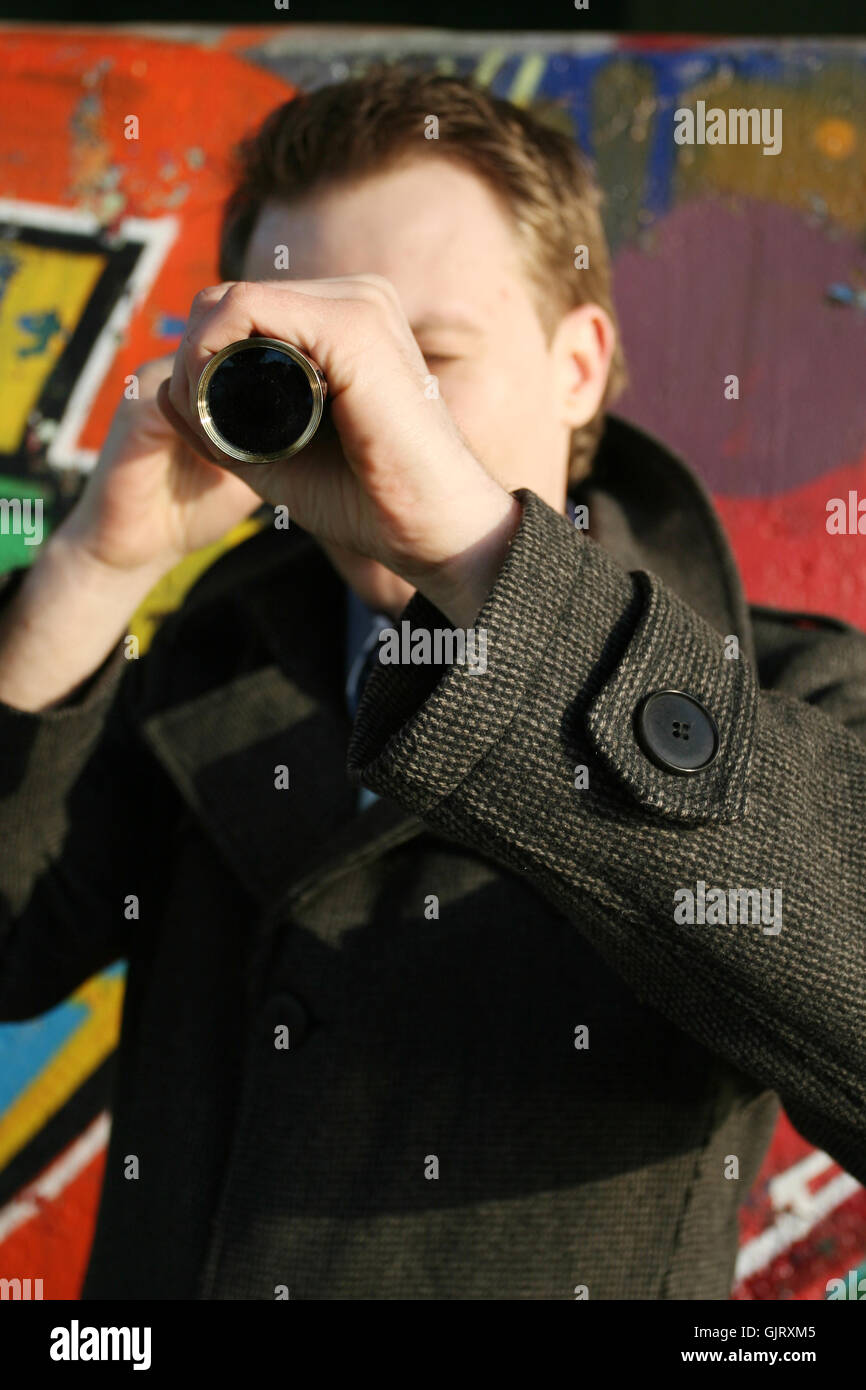 look glancing see Stock Photo - Alamy