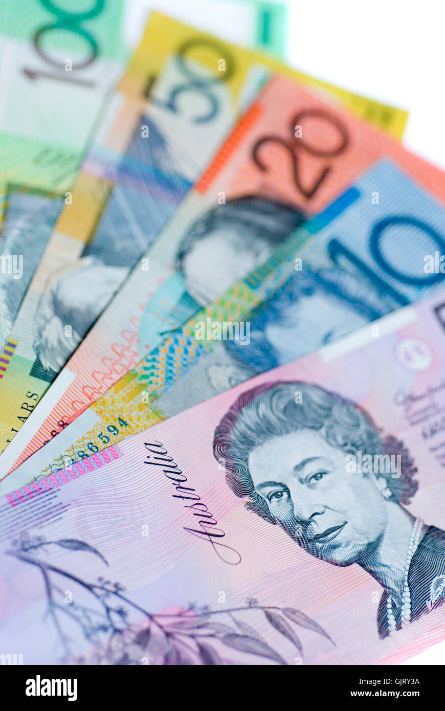 Australian dollar 20 note hi-res stock photography and images - Alamy