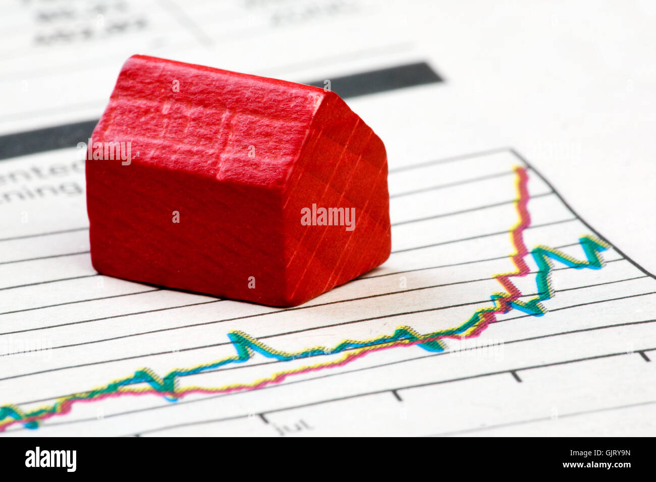 house building chart Stock Photo - Alamy