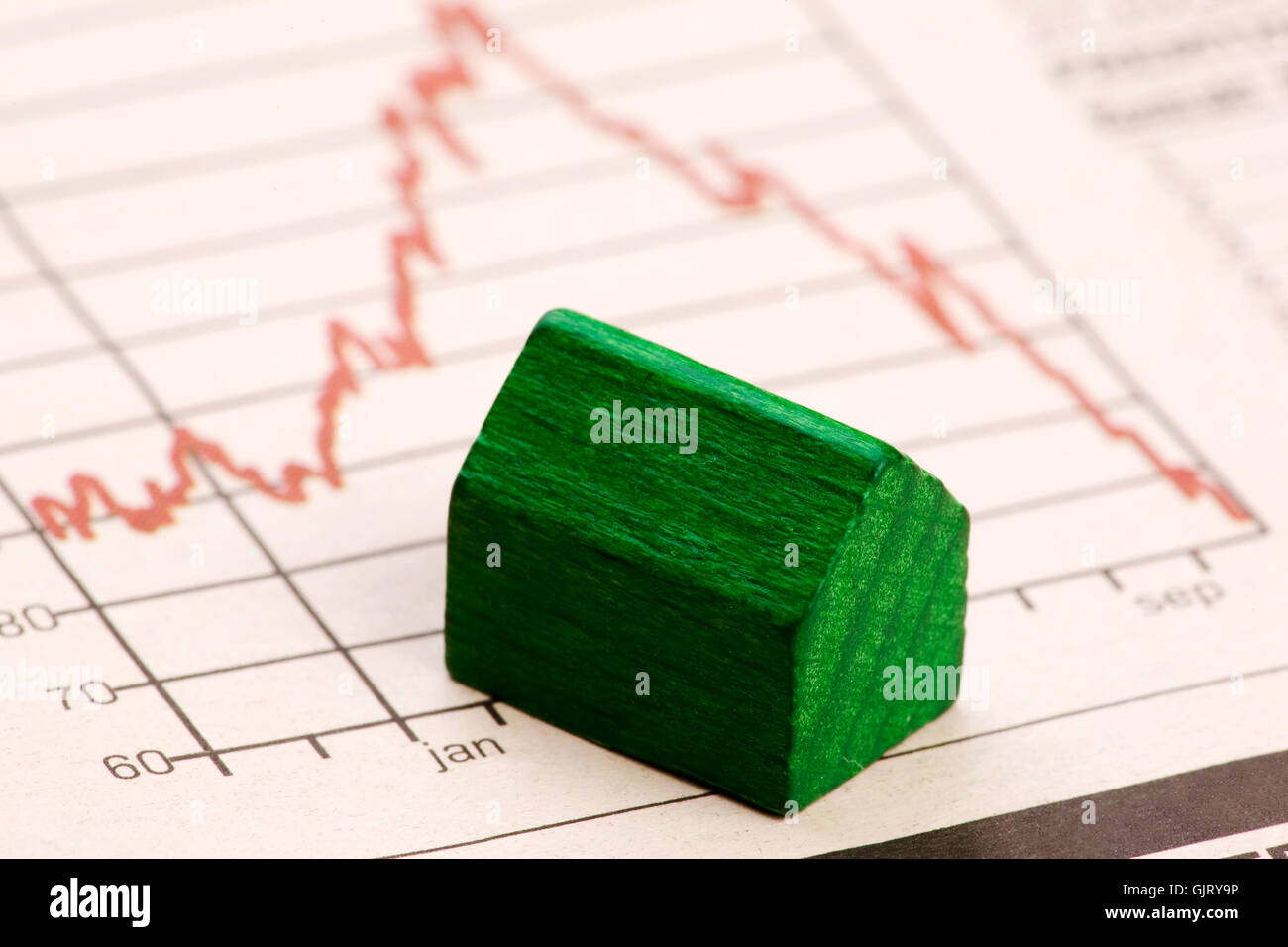 house building chart Stock Photo - Alamy