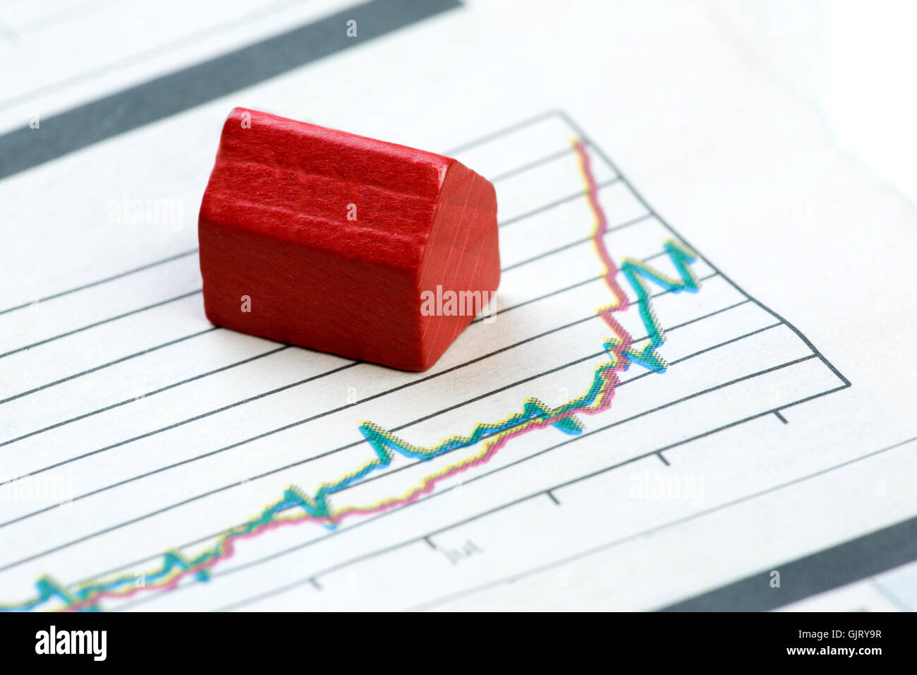 house building chart Stock Photo - Alamy