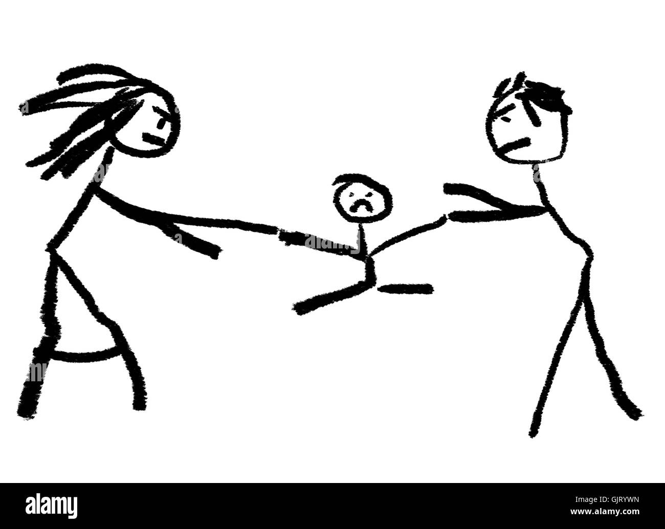 Split up fight Black and White Stock Photos & Images - Alamy