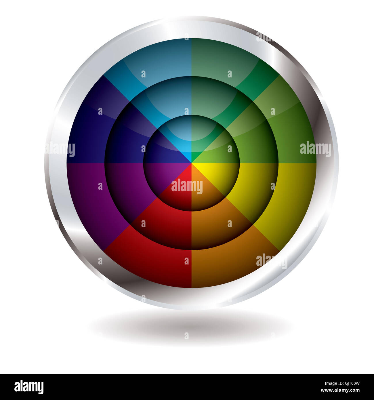 Shiny rainbow colours hi-res stock photography and images - Alamy