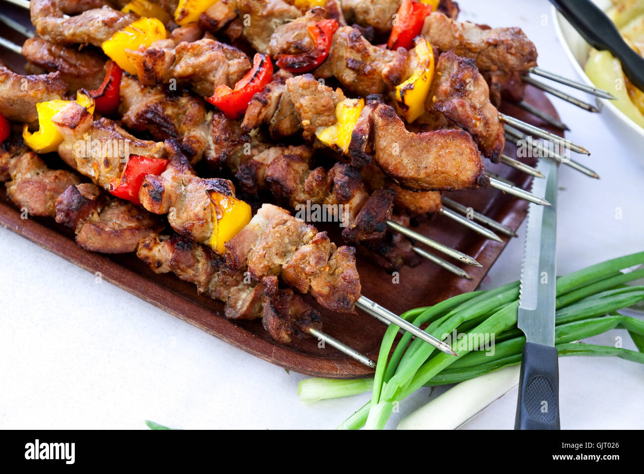 Barbeque grill mixed meat hi-res stock photography and images - Alamy