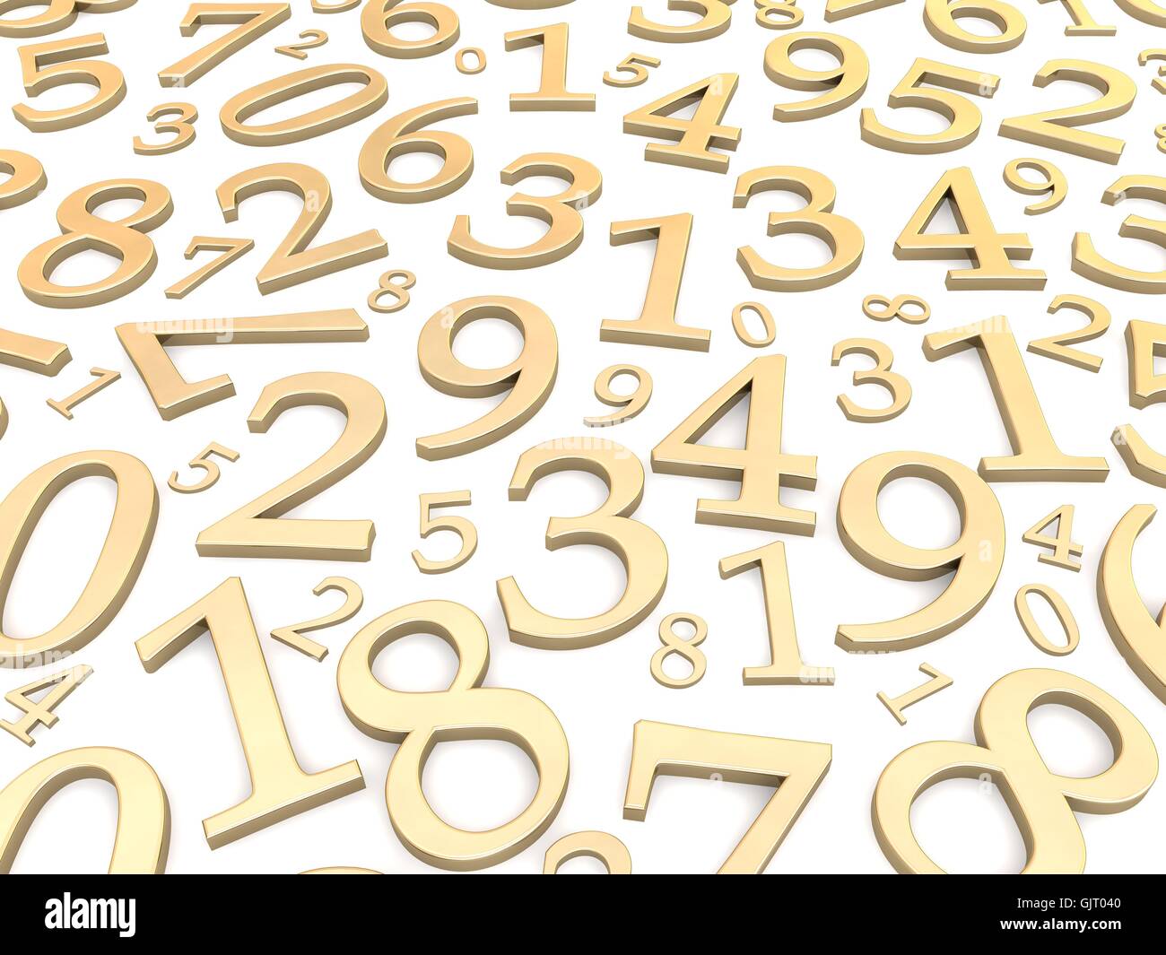 golden number backdrop Stock Photo - Alamy