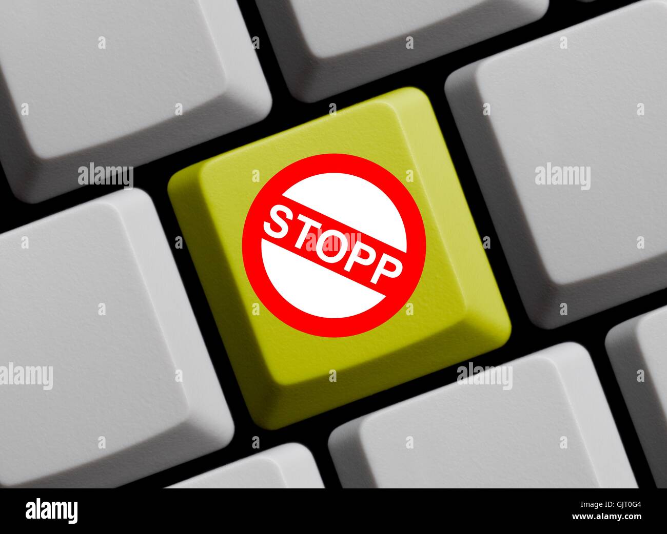 stop - internet blocking Stock Photo - Alamy