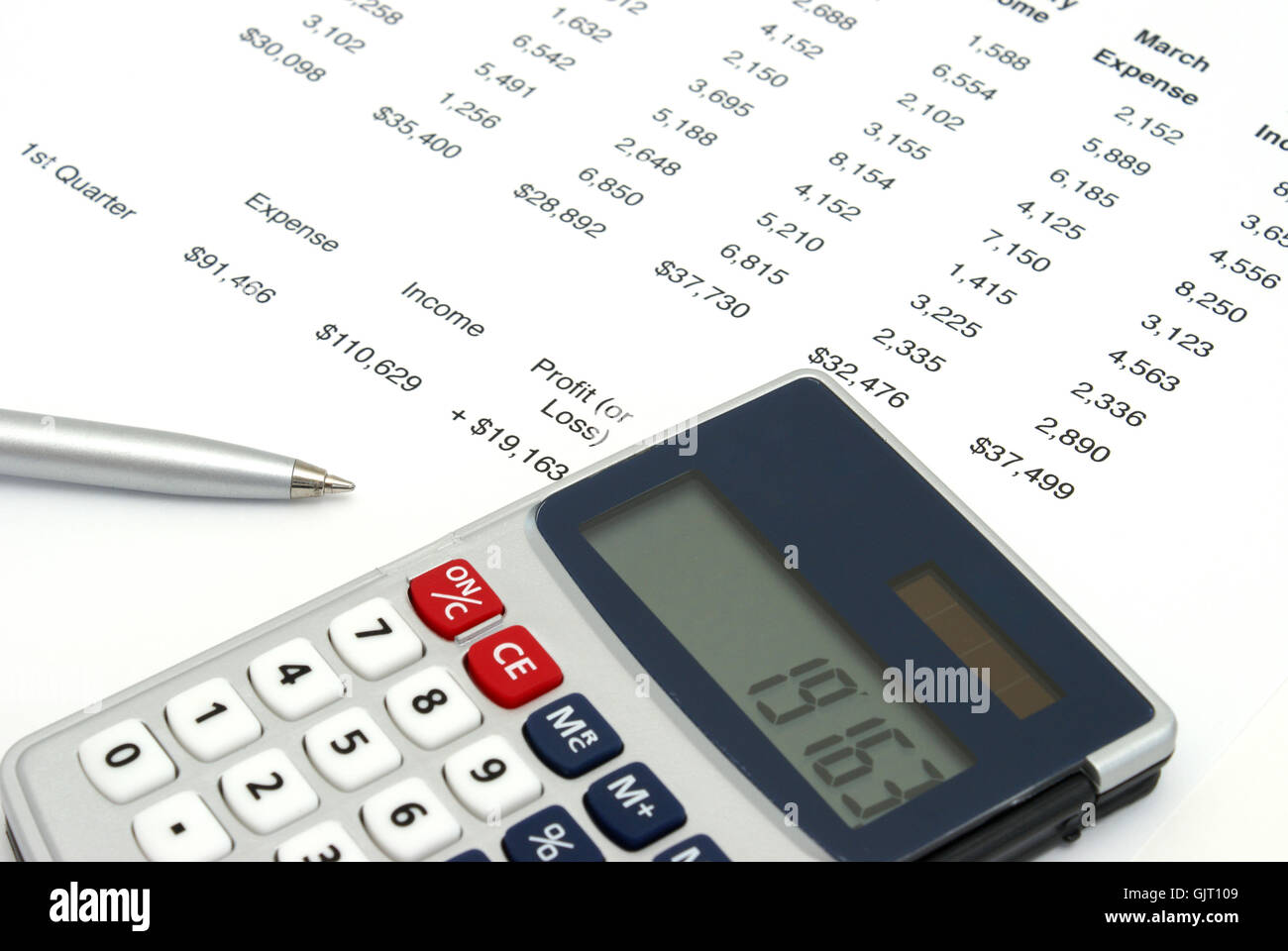 Expense report receipts hi-res stock photography and images - Alamy