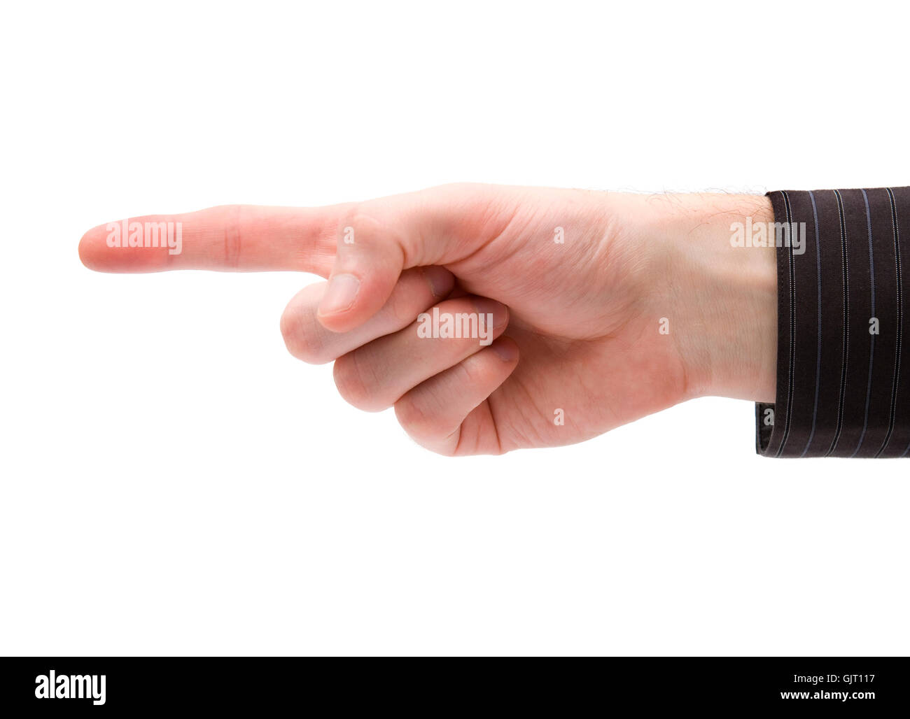 indicate show hand Stock Photo - Alamy