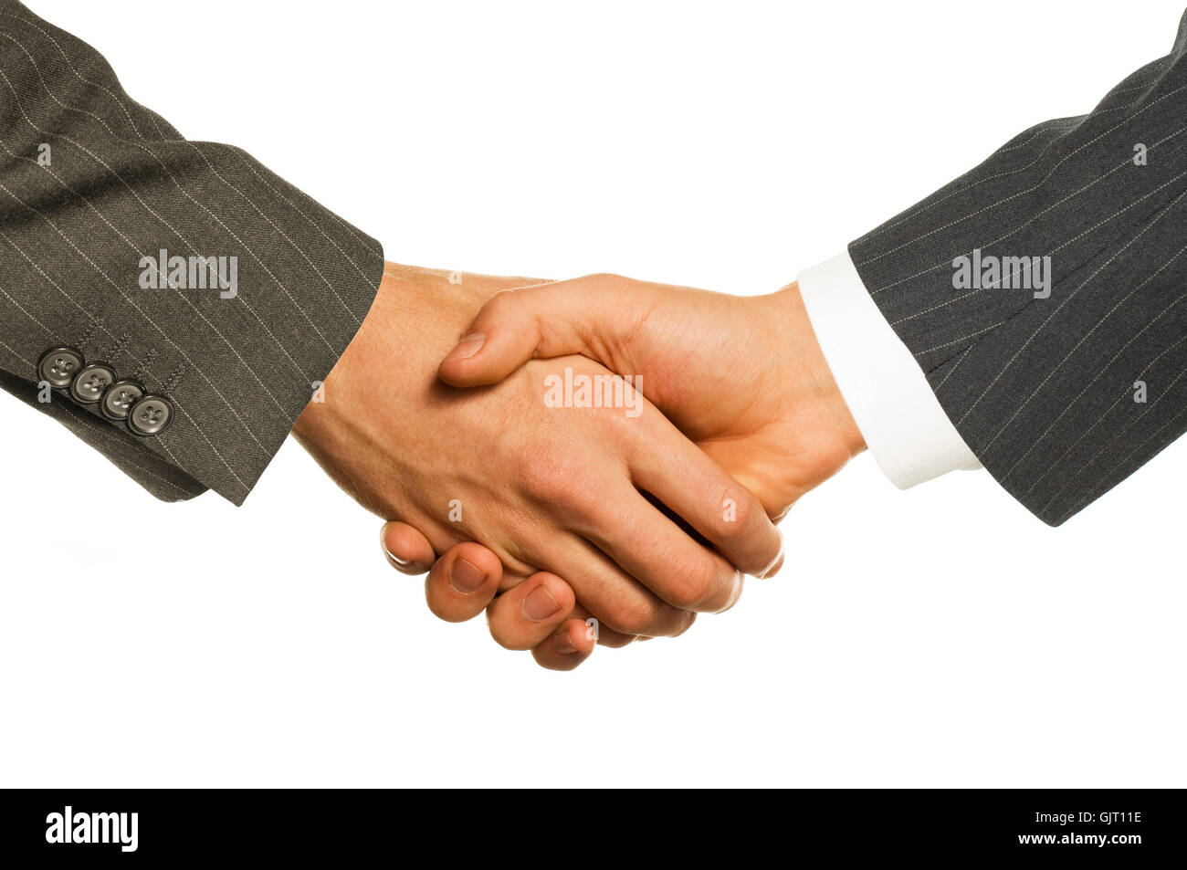 handshake between businessmen Stock Photo - Alamy