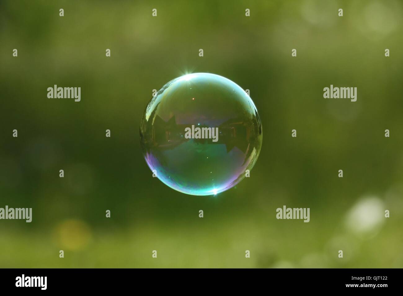 reflection bubble soap bubble Stock Photo - Alamy