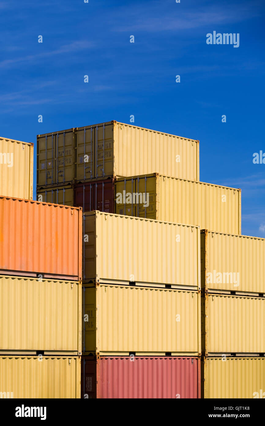 industry harbor logistics Stock Photo - Alamy