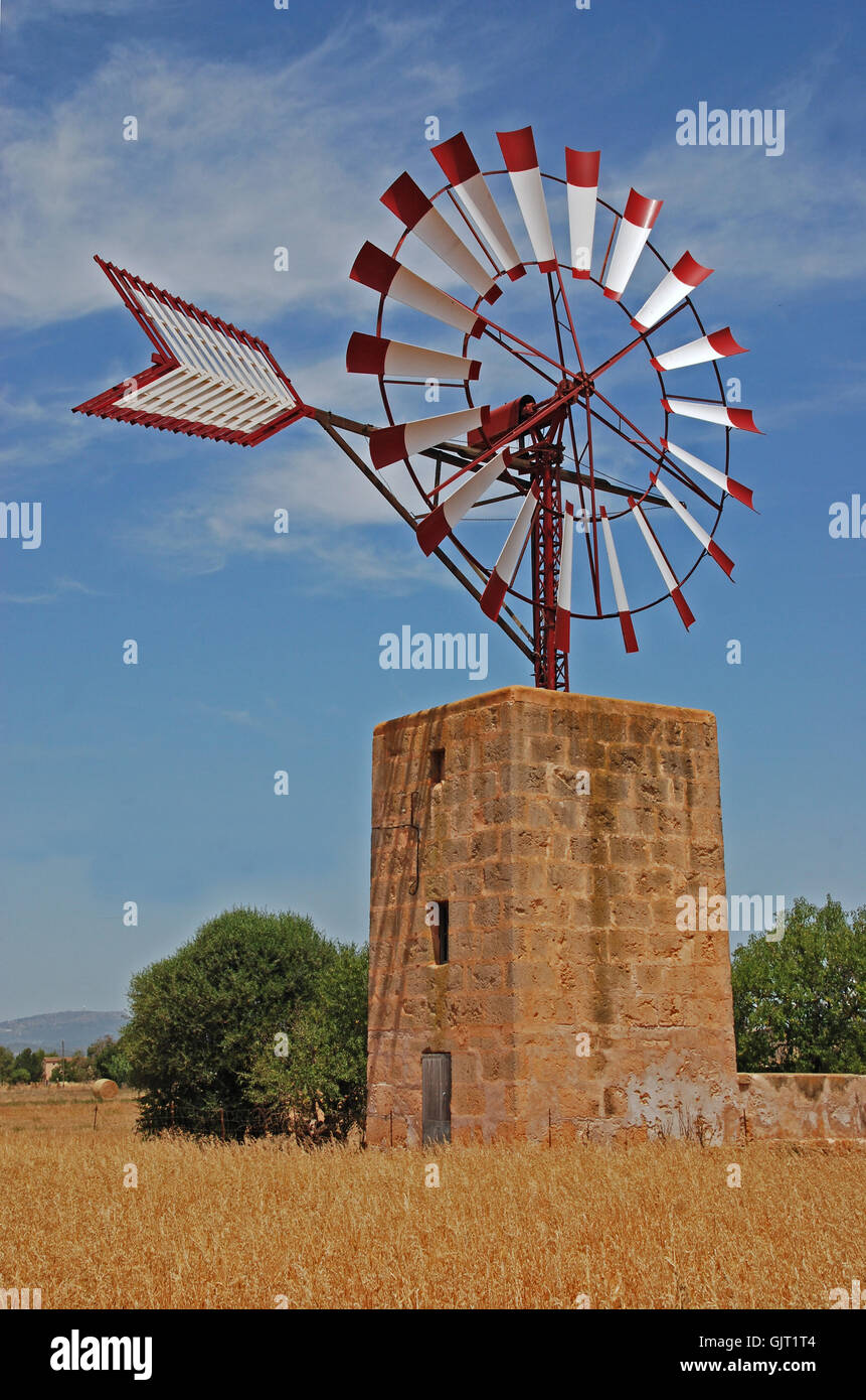 Spain wind energy stone hi-res stock photography and images - Alamy