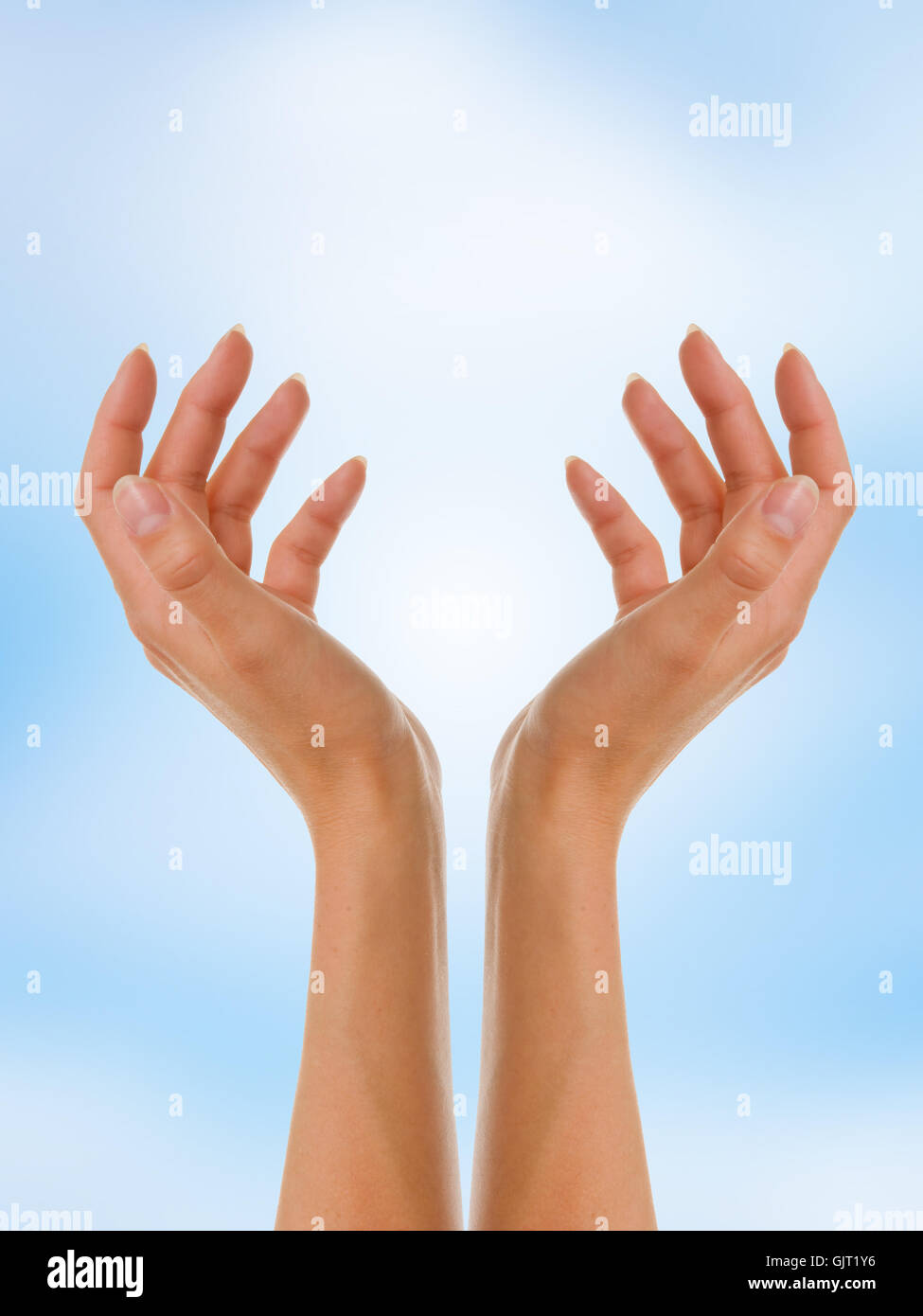 Hand apart hi-res stock photography and images - Alamy
