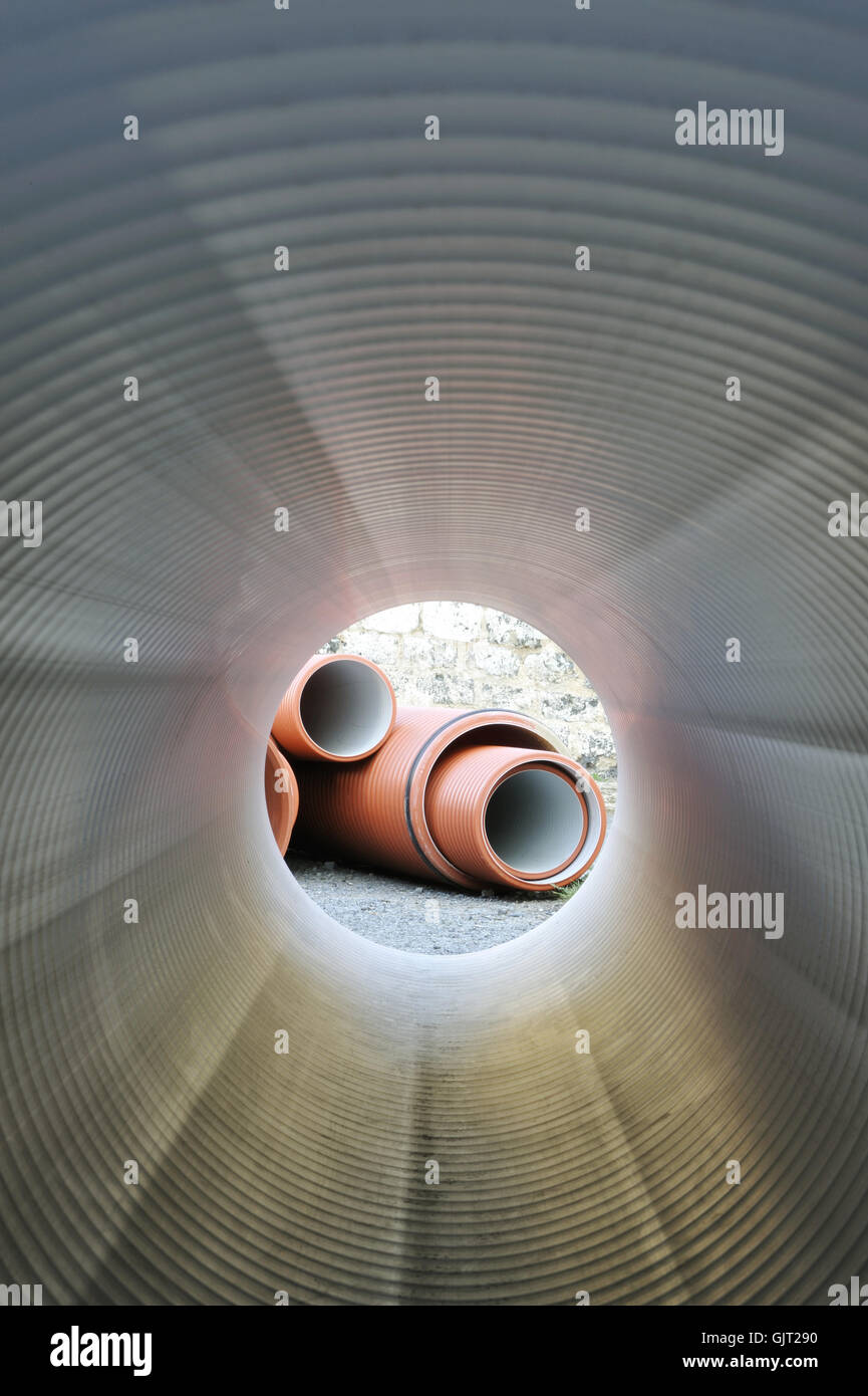 industry tube stack Stock Photo - Alamy