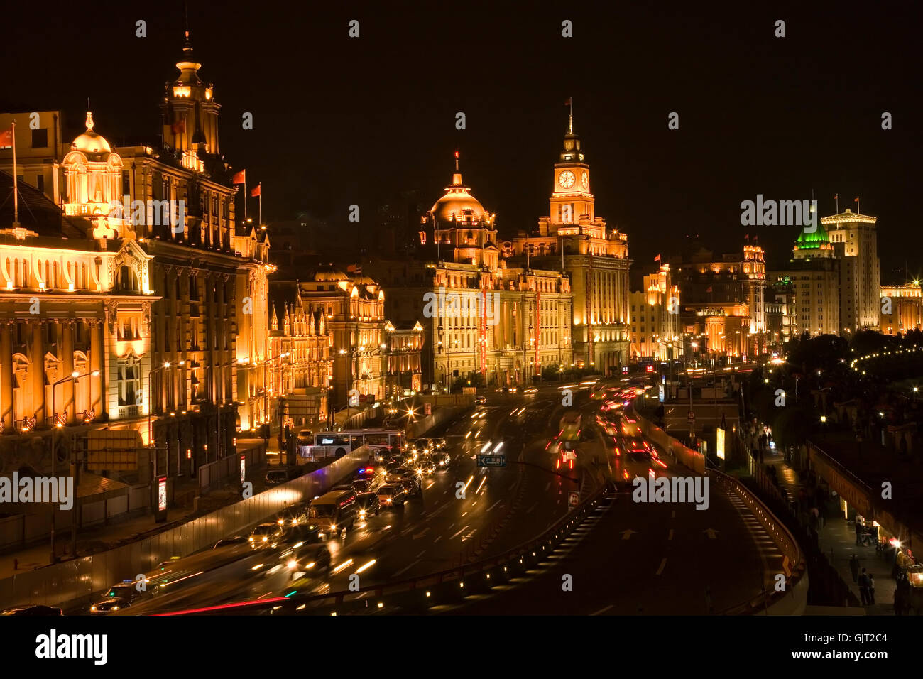 night nighttime china Stock Photo - Alamy