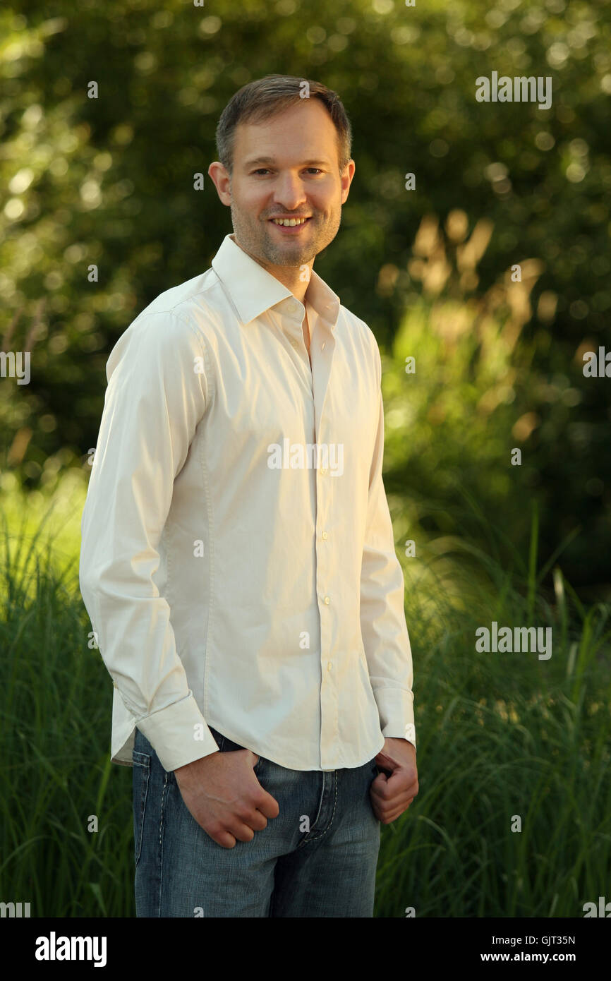 male masculine face Stock Photo - Alamy