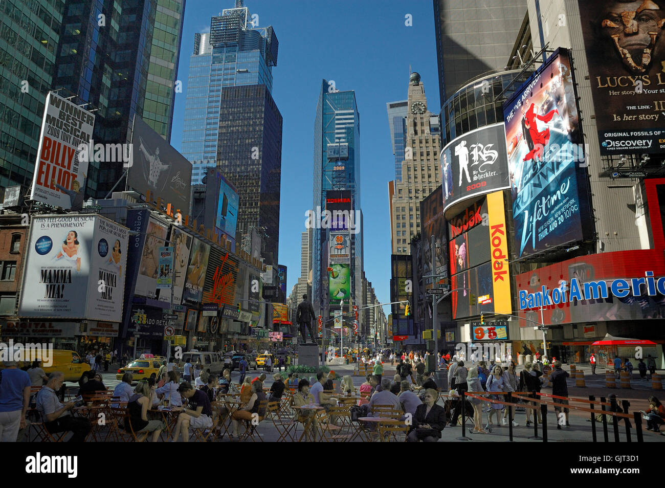 in the morning at the times square Stock Photo - Alamy