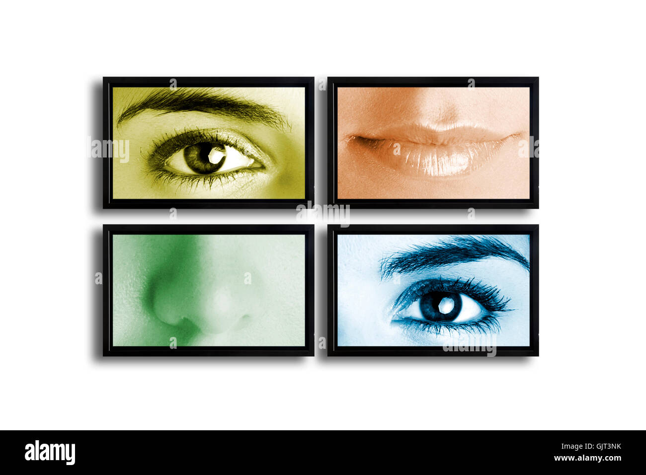 face monitor screen Stock Photo - Alamy