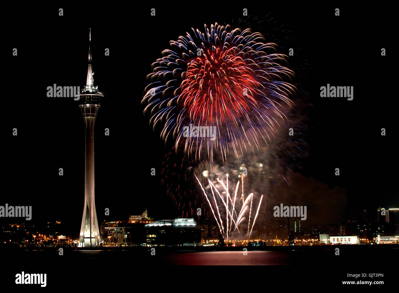 tower style of construction architecture Stock Photo - Alamy