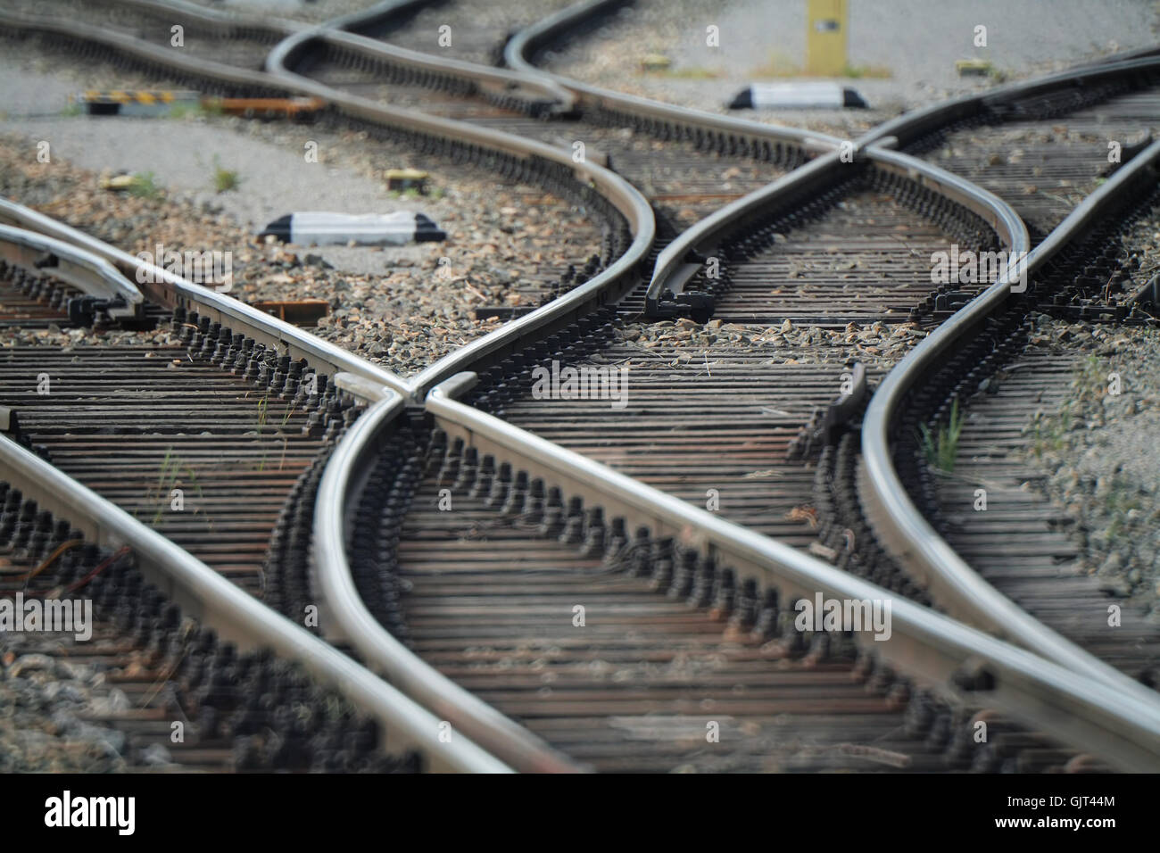 Railway switches hi-res stock photography and images - Alamy