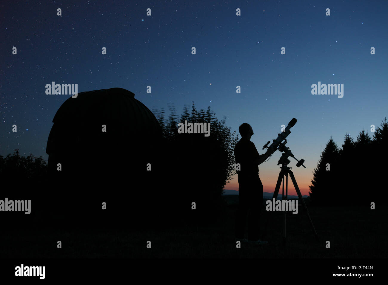 Observatory telescope astronomer hi-res stock photography and images ...