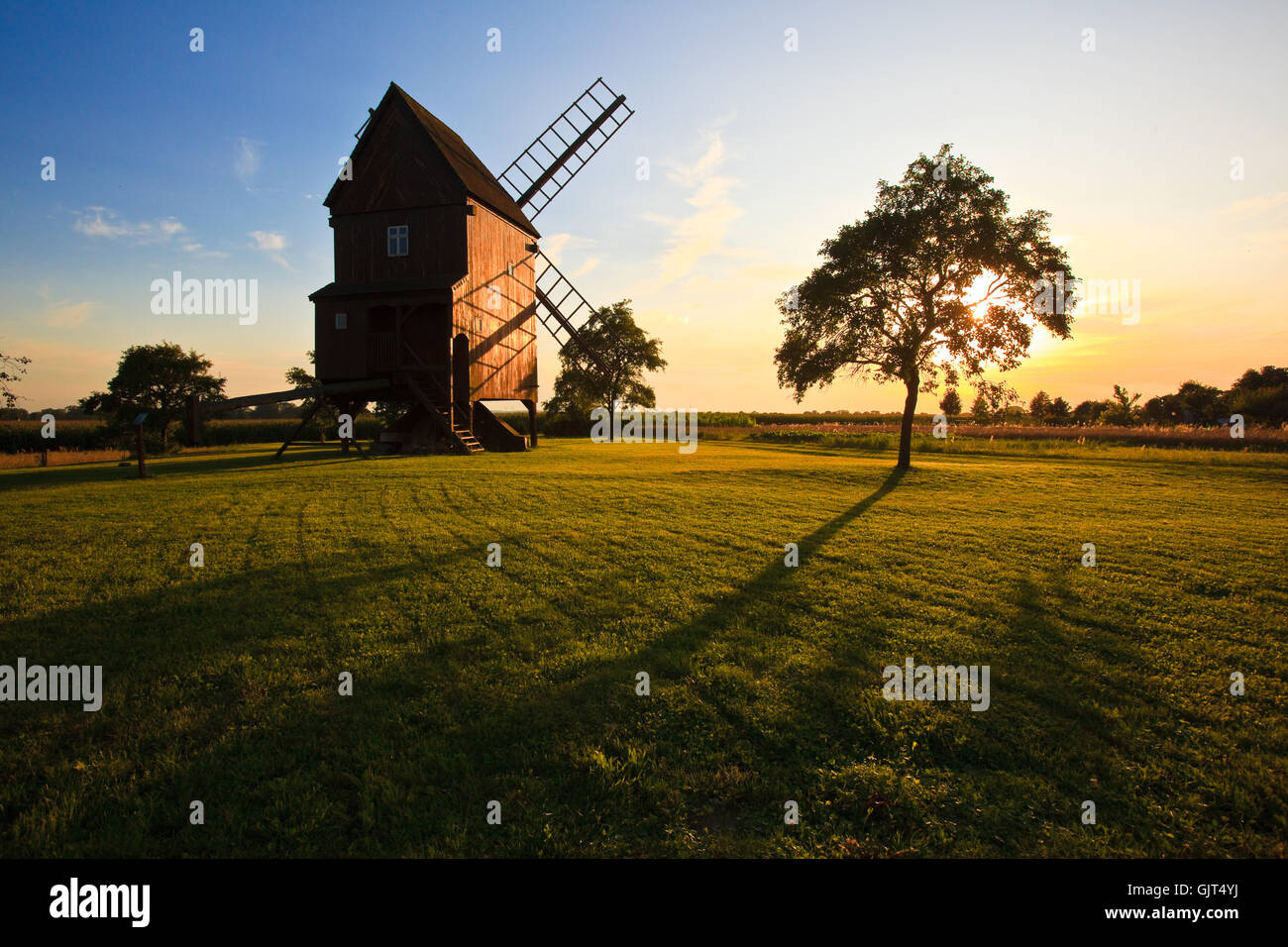 Windmill portrait format hi-res stock photography and images - Alamy