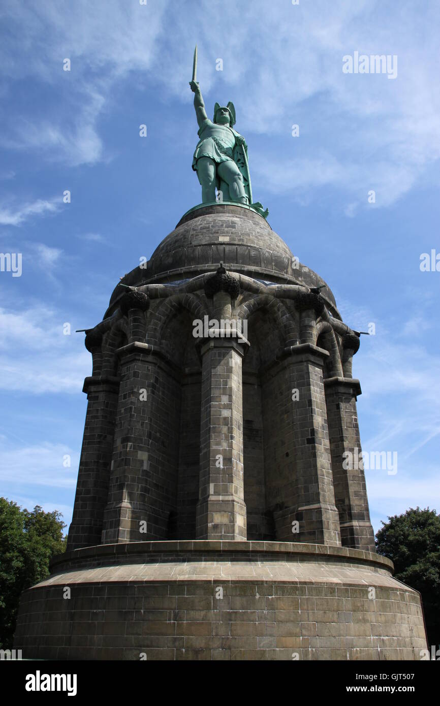 Hermannsdenkmal german hermann monument monument hi-res stock ...