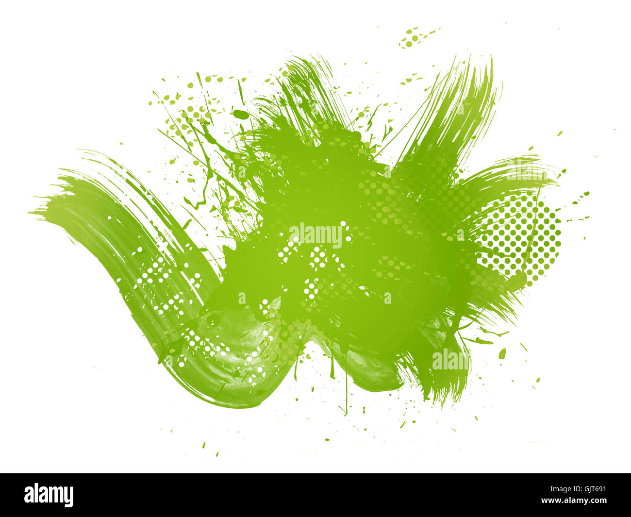 art brush drawing Stock Photo - Alamy