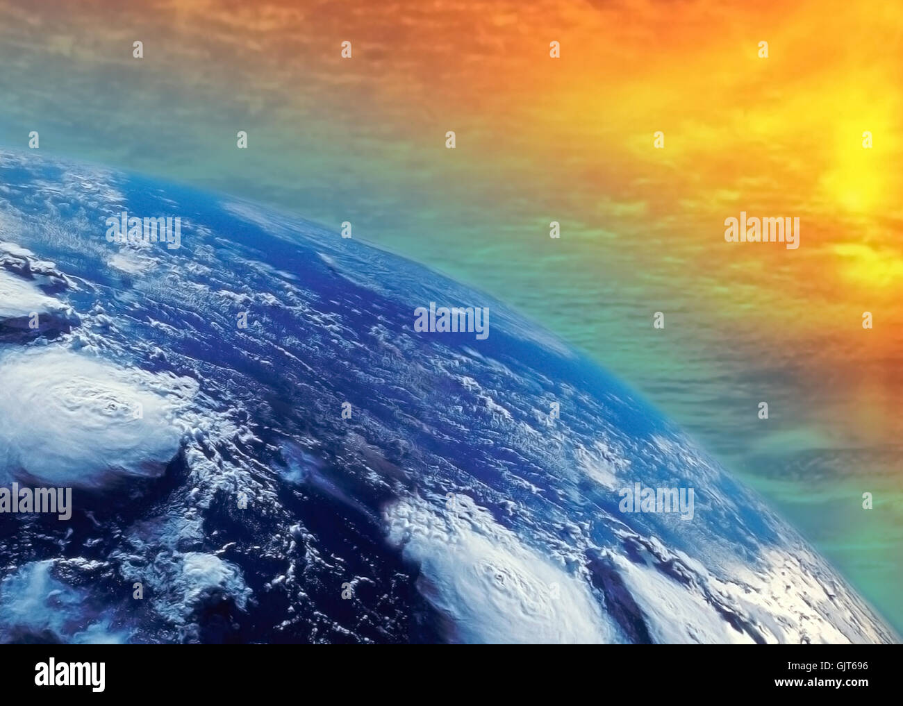 horizon ground soil Stock Photo - Alamy